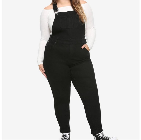 Hot Topic | Pants & Jumpsuits | Plus Size Black Overalls | Poshmark